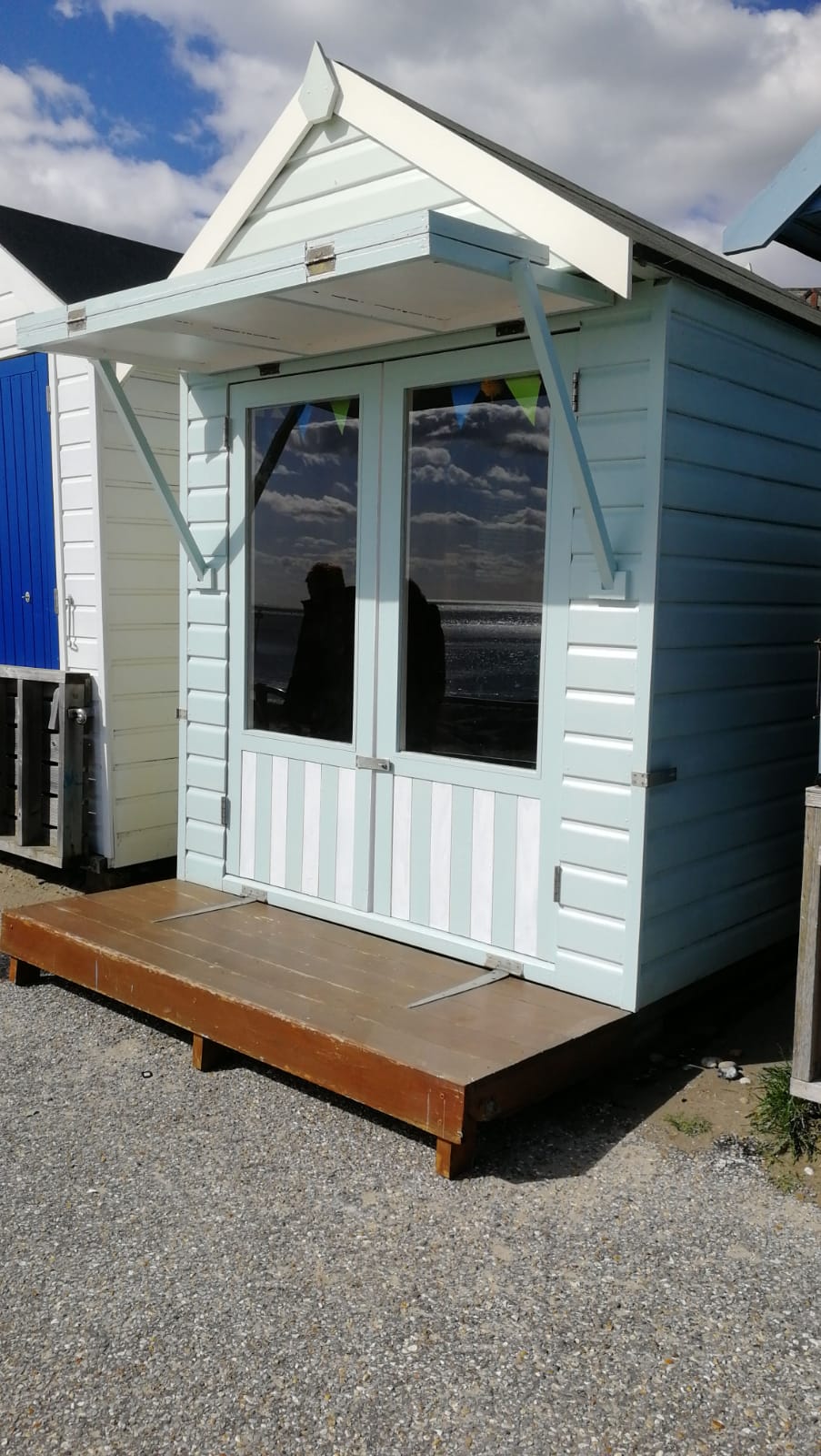 Beach huts for hire, 25 Friars Cliff Beach, Christchurch, Dorset